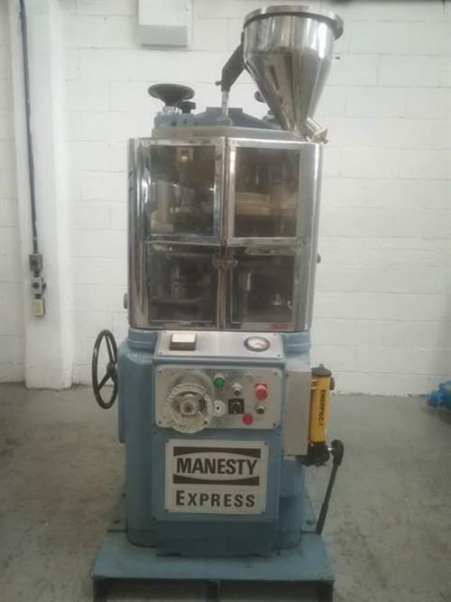 Manesty model Express 20 station rotary tab press | Processing ...