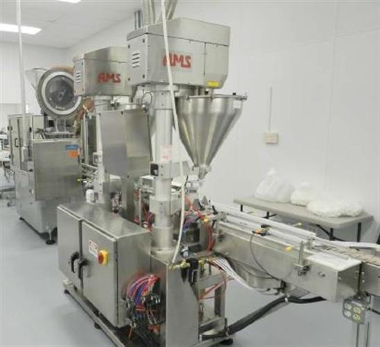 AMS Powder Filling line - Uscrambler, Auger Filler, Capper and Labeler ...