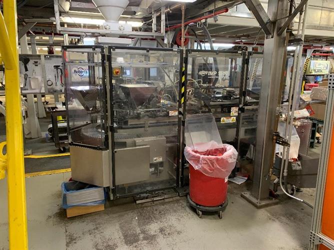 Roberts Cloud Model IMP 1500 Stand Up Pouch Line w Weigher | Processing ...