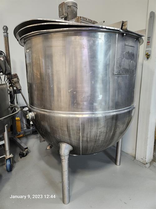 Groen 500 Gallon SS Single Action Jacketed Cooking & Mixing Kettle ...