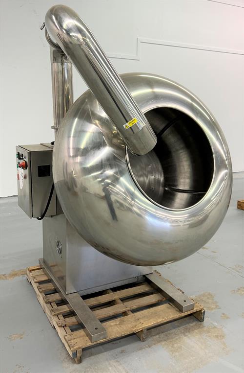 Loynds 48" Diameter Stainless Steel Coating Pan with Ribs | Processing ...