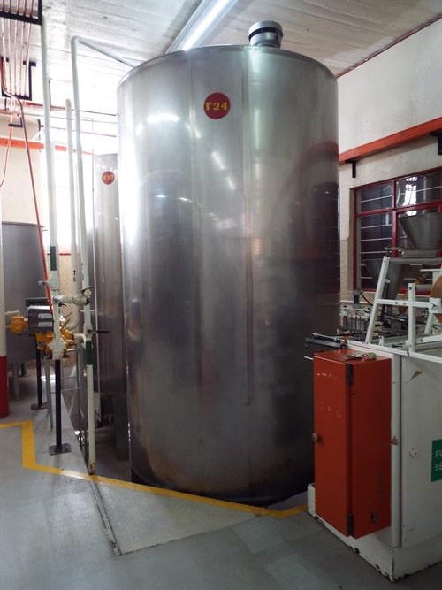 Azzini 10,000 Liter Stainless Steel Tank | Processing + Packaging ...