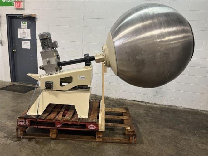 52" diameter Stainless Steel Ribbed Coating Pan | Processing ...