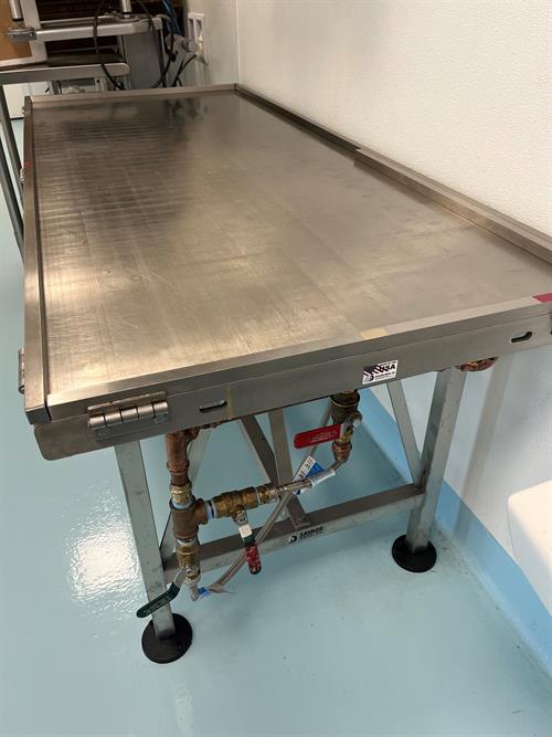 Savage 30" x 60" Stainless Steel Cold Table | Processing + Packaging ...