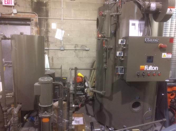 Fulton Model I.C.S. 30HP Skid Mounted Steam Boiler | Processing ...