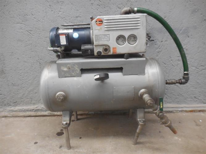 BUSCH 2-HP AIR COMPRESSOR | Processing + Packaging Equipment | New ...