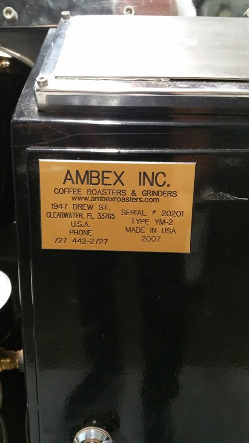 Ambex model YM-2 2kg Batch Coffee & Cacao Bean Roaster | Processing ...