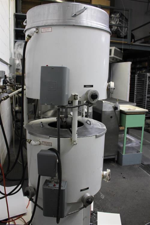 WC Smith 250/250lb Stacked Mild Steel Chocolate Melting/Tempering Tank ...