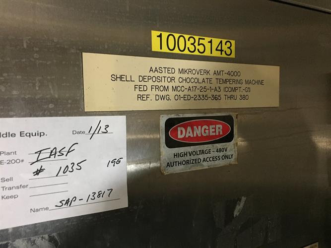 Aasted AMT-4000 4000 kg/hr Tempering Unit | Processing + Packaging ...